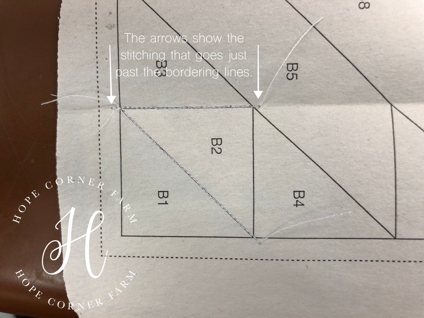 Paper Piecing Tutorial - Hope Corner Farm