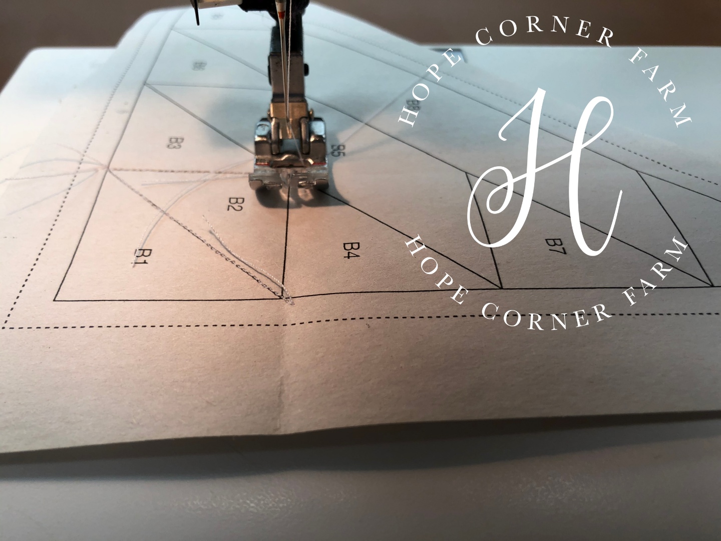 Paper Piecing Tutorial - Hope Corner Farm