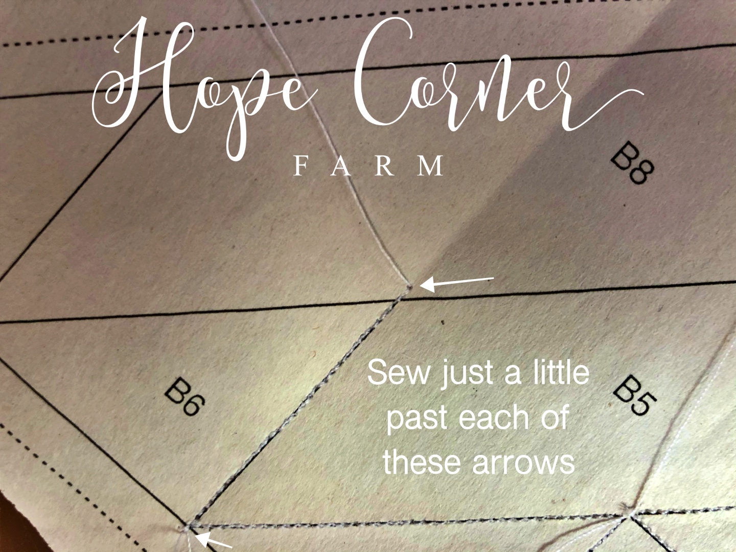 Paper Piecing Tutorial - Hope Corner Farm