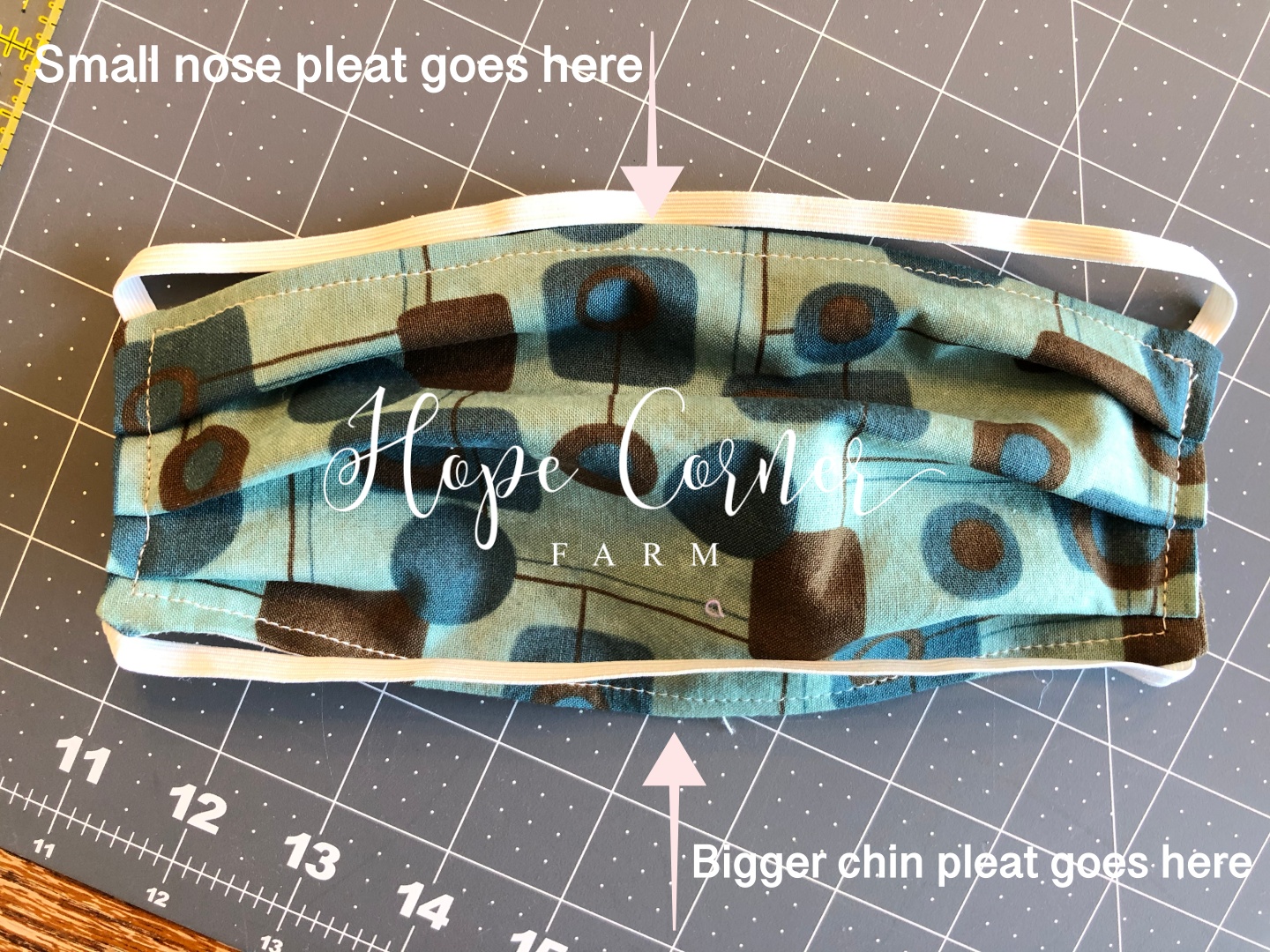 Cloth Face Mask Sewing Pattern - Hope Corner Farm