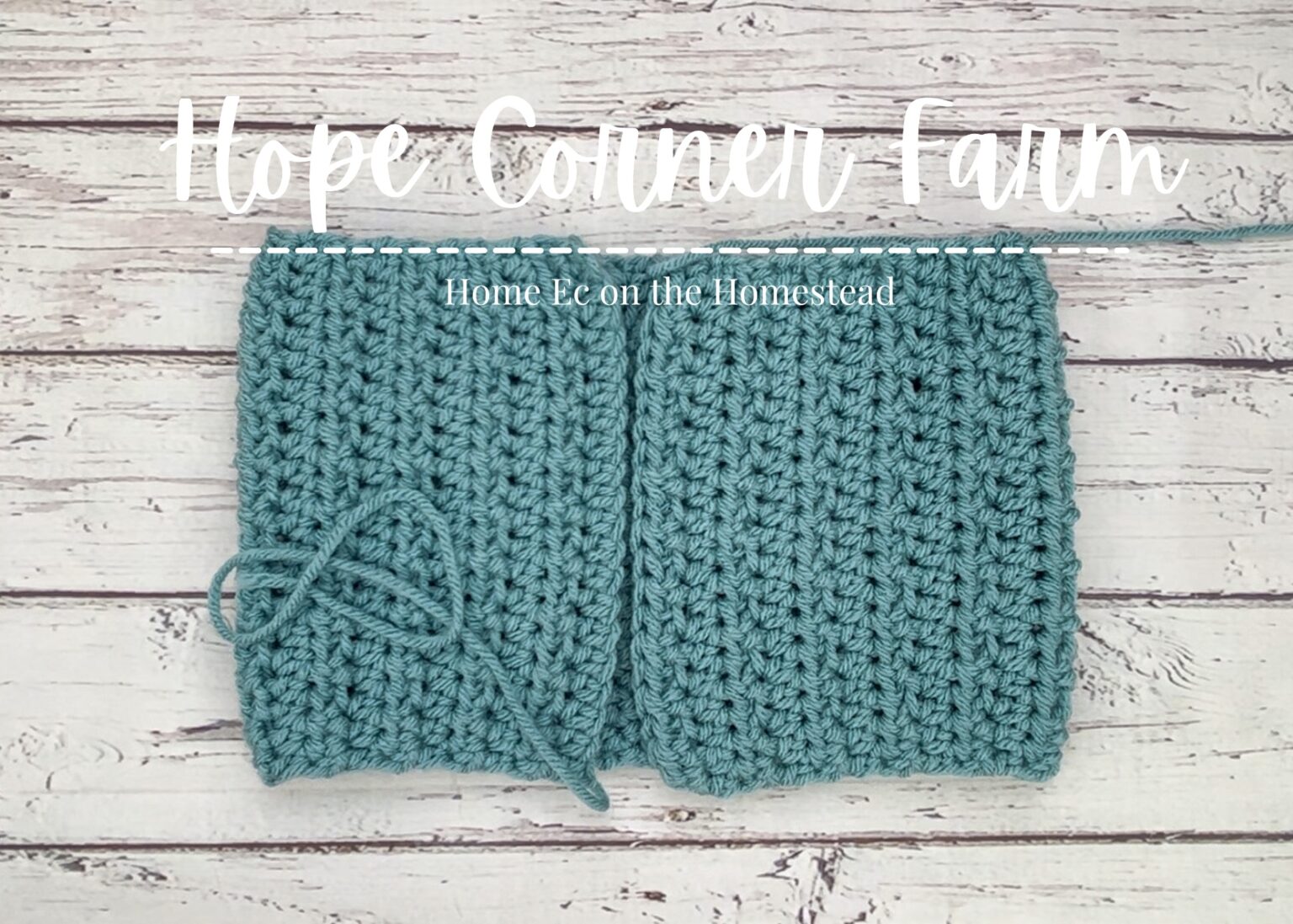 Free & Easy Crochet Ear Warmer Pattern - The Sweetgrass - Hope Corner Farm