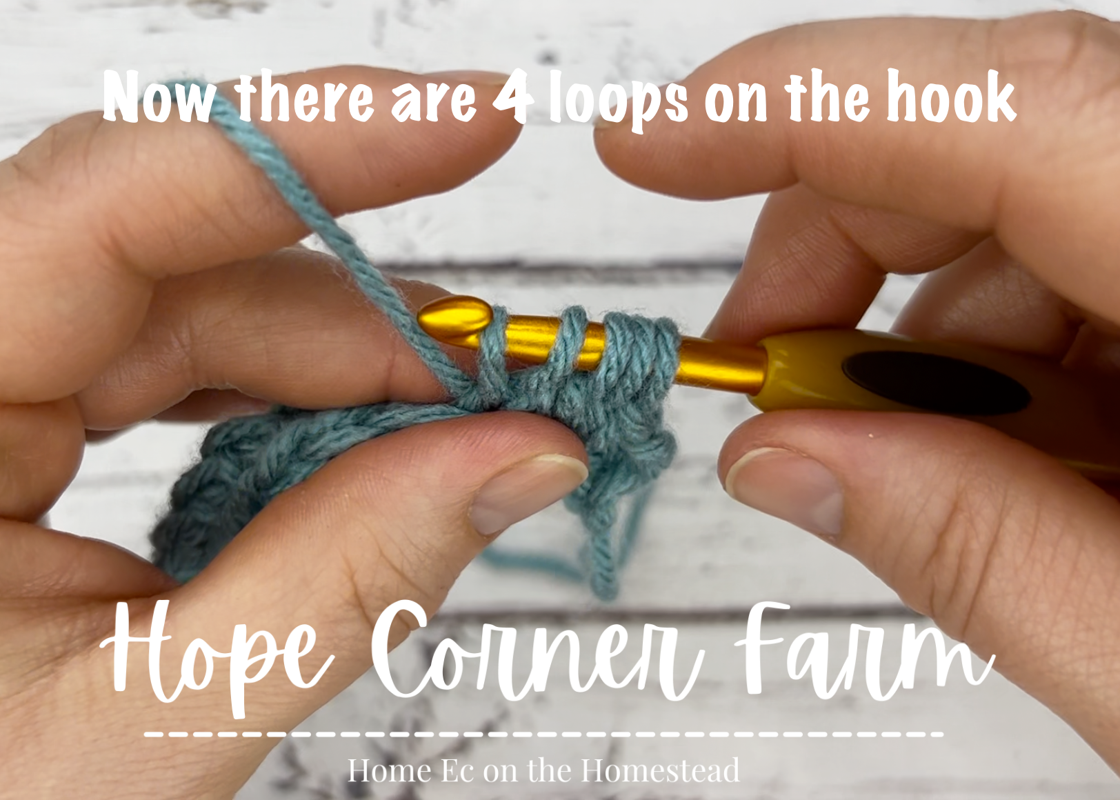 How to Spot Stitch in Crochet - Textured Crochet Stitch - Hope Corner Farm