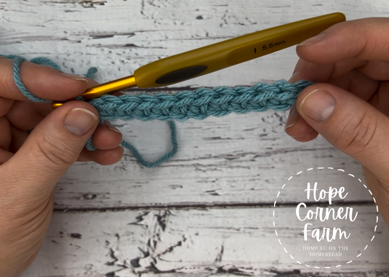 How to Spot Stitch in Crochet - Textured Crochet Stitch - Hope Corner Farm