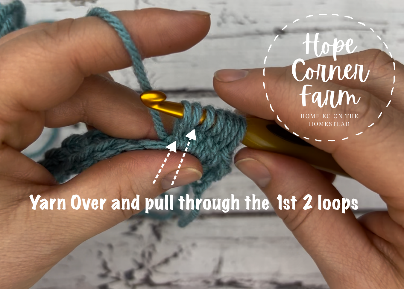 How to Spot Stitch in Crochet - Textured Crochet Stitch - Hope Corner Farm