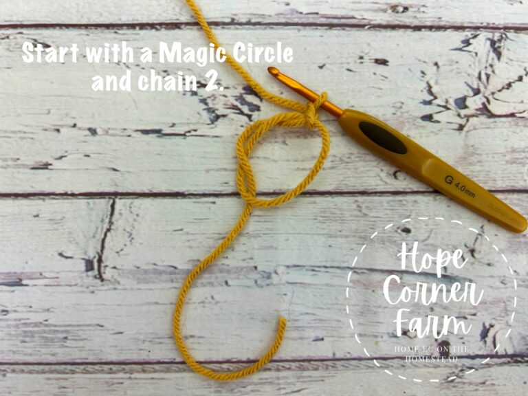 Simple Granny Square Pattern and Tutorial - Hope Corner Farm
