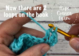 How to Double Crochet Two Together (DC2Tog) - Hope Corner Farm