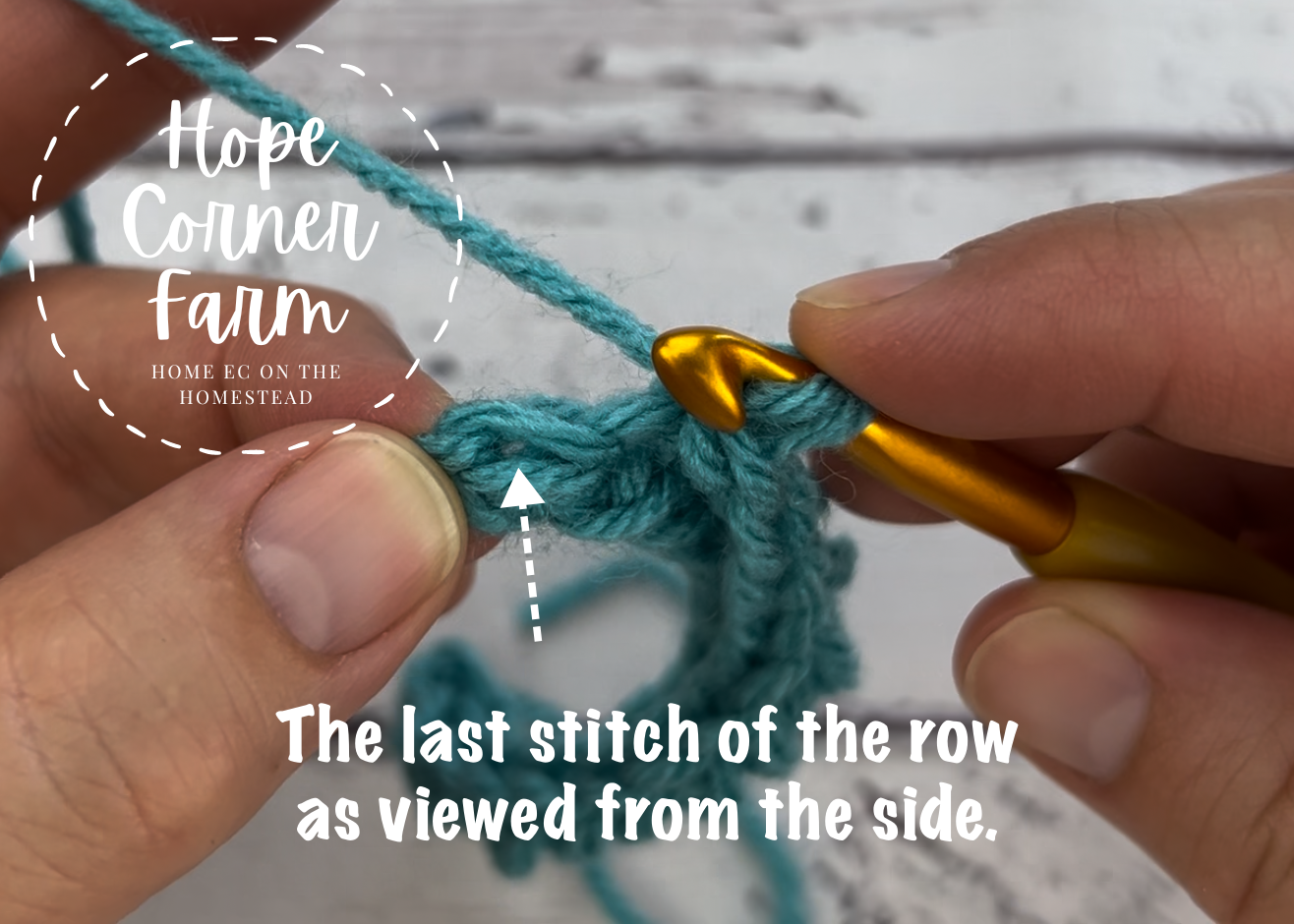 How to Yarn Over Slip Stitch in Crochet - Hope Corner Farm
