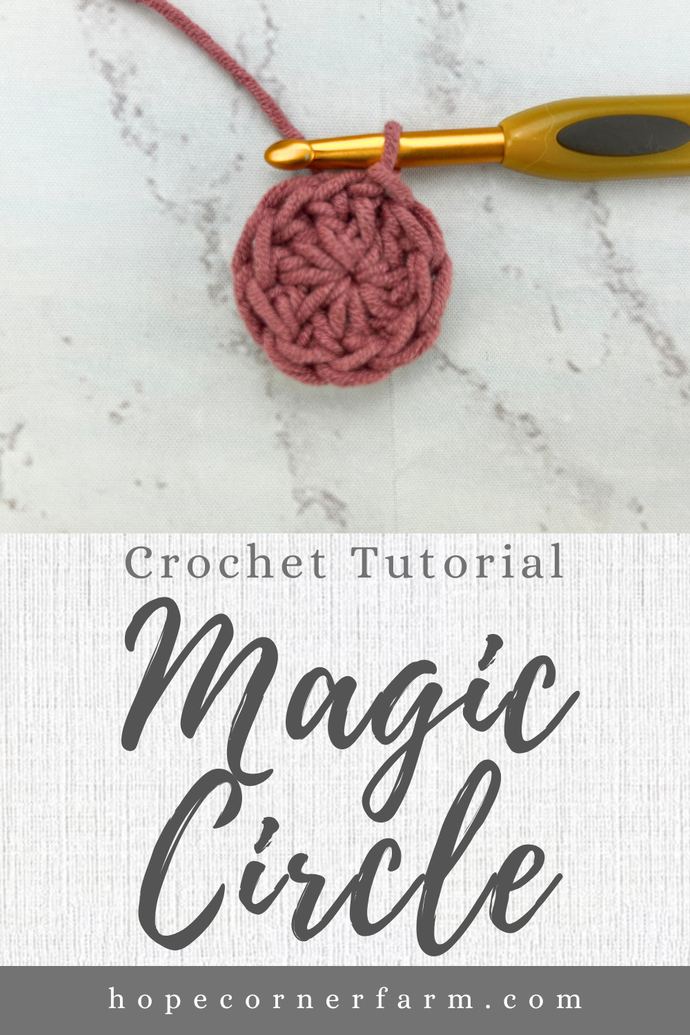 How to Crochet the Magic Ring: Step-by-Step Photo, Video, and Written ...